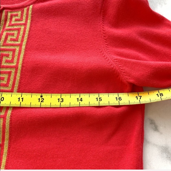 Lilly Pulitzer | Sweaters | Lilly Pulitzer Pink And Gold Greek Key ...